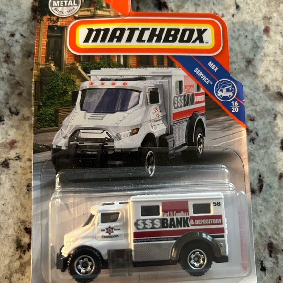 Match | Toys | Matchbox Armored Bank Truck White And Black | Poshmark